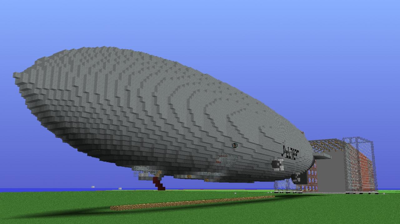 Zeppelin LZ129 Hindenburg Minecraft Map