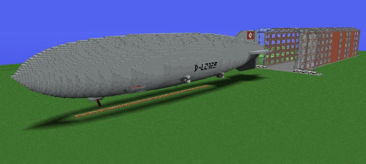 Zeppelin LZ129 Hindenburg Minecraft Map