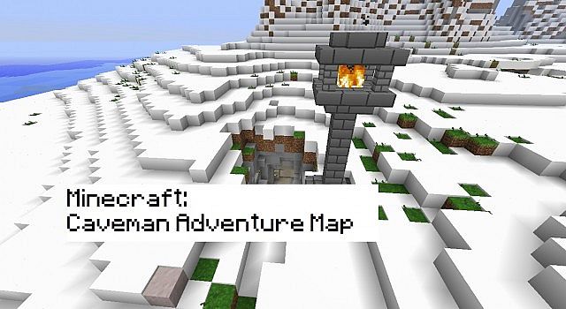 Caveman Adventure Map [PKR,PUZZ,ADV] Minecraft Map