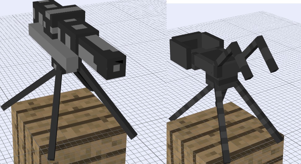 Turret Test WORKS!!! Minecraft Project