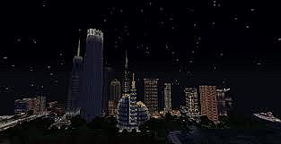 My City At Night Minecraft Map
