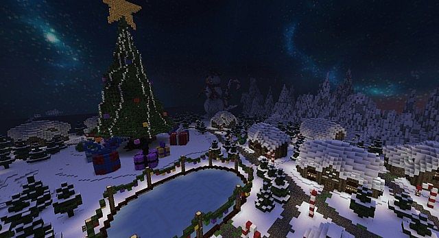 Christmas Town Minecraft Map