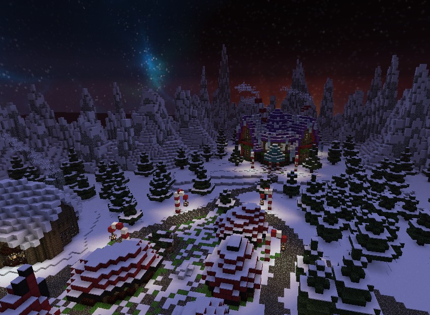 Christmas Town Minecraft Map