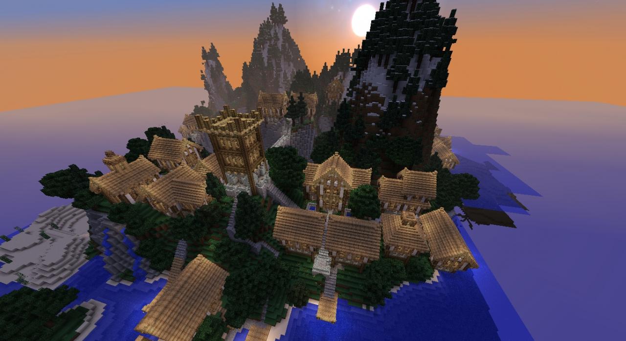 Meriborough Isle - Finished! Minecraft Map