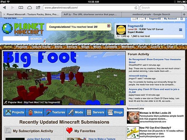 Big Foot Mod 1.4.7 Minecraft Mod