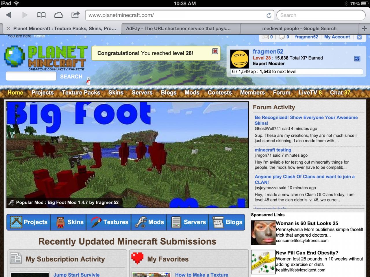Big Foot Mod 1.4.7 Minecraft Mod