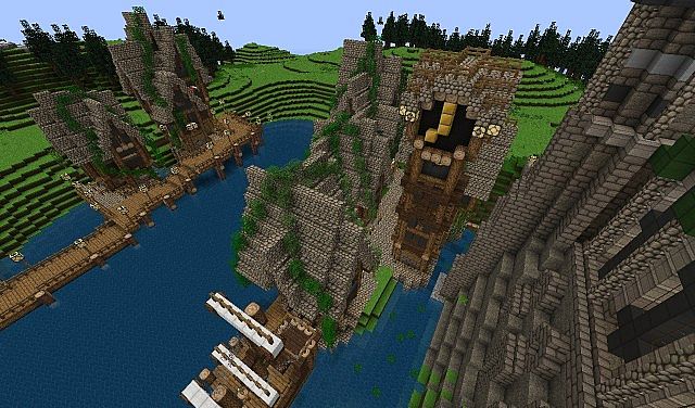 Marina of Düsterwald Minecraft Map