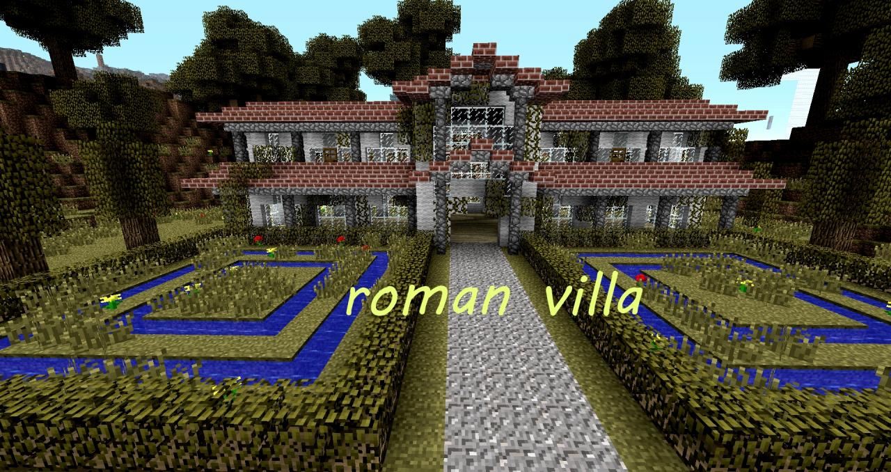 Roman Villa Minecraft Project