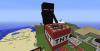 Enderman Statue holding Piece of TNT Minecraft Map