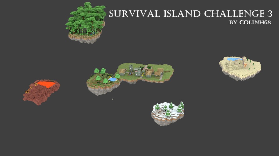 Survival Island Challenge 3 Minecraft Map
