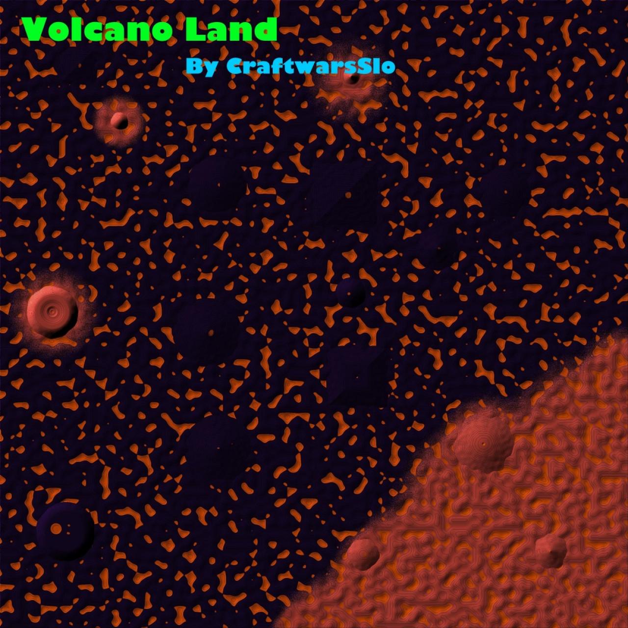 Volcano Land [3840x3840 blocks] Minecraft Map