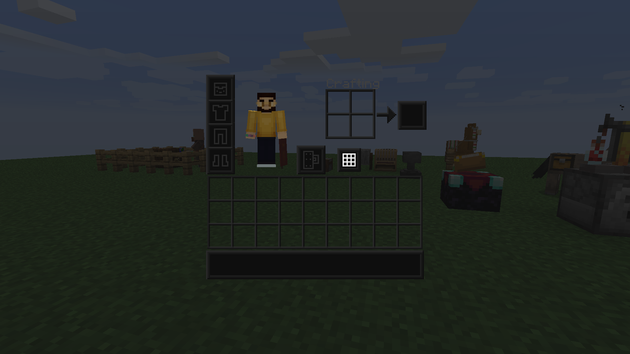 [1.8-1.16] Black Crystal - Dark Mode GUI Minecraft Texture Pack