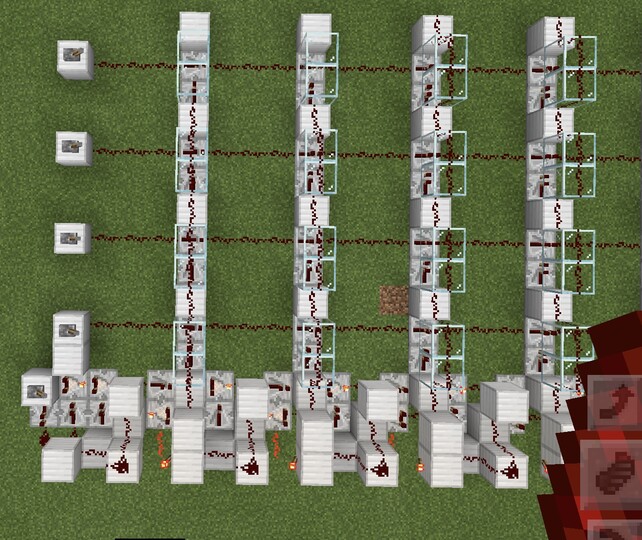 Modular/expandable simple Queue design Minecraft Map