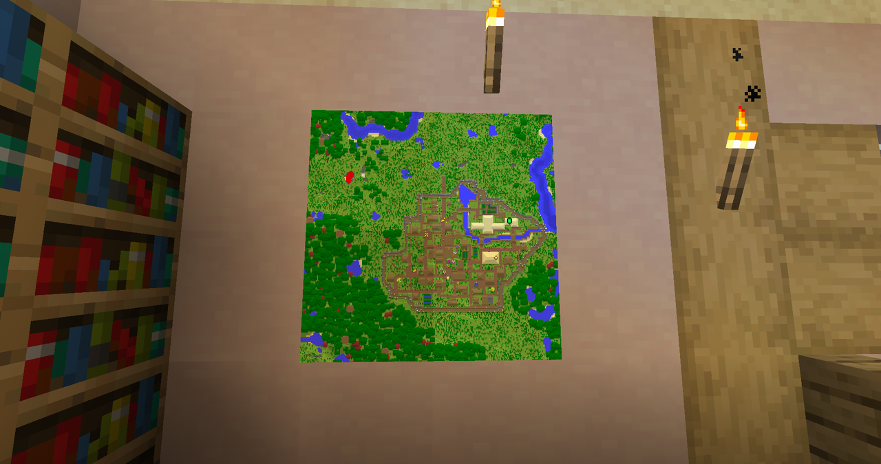 A Plains Town (Village Improvement) Minecraft Map