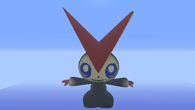 Victini Minecraftart