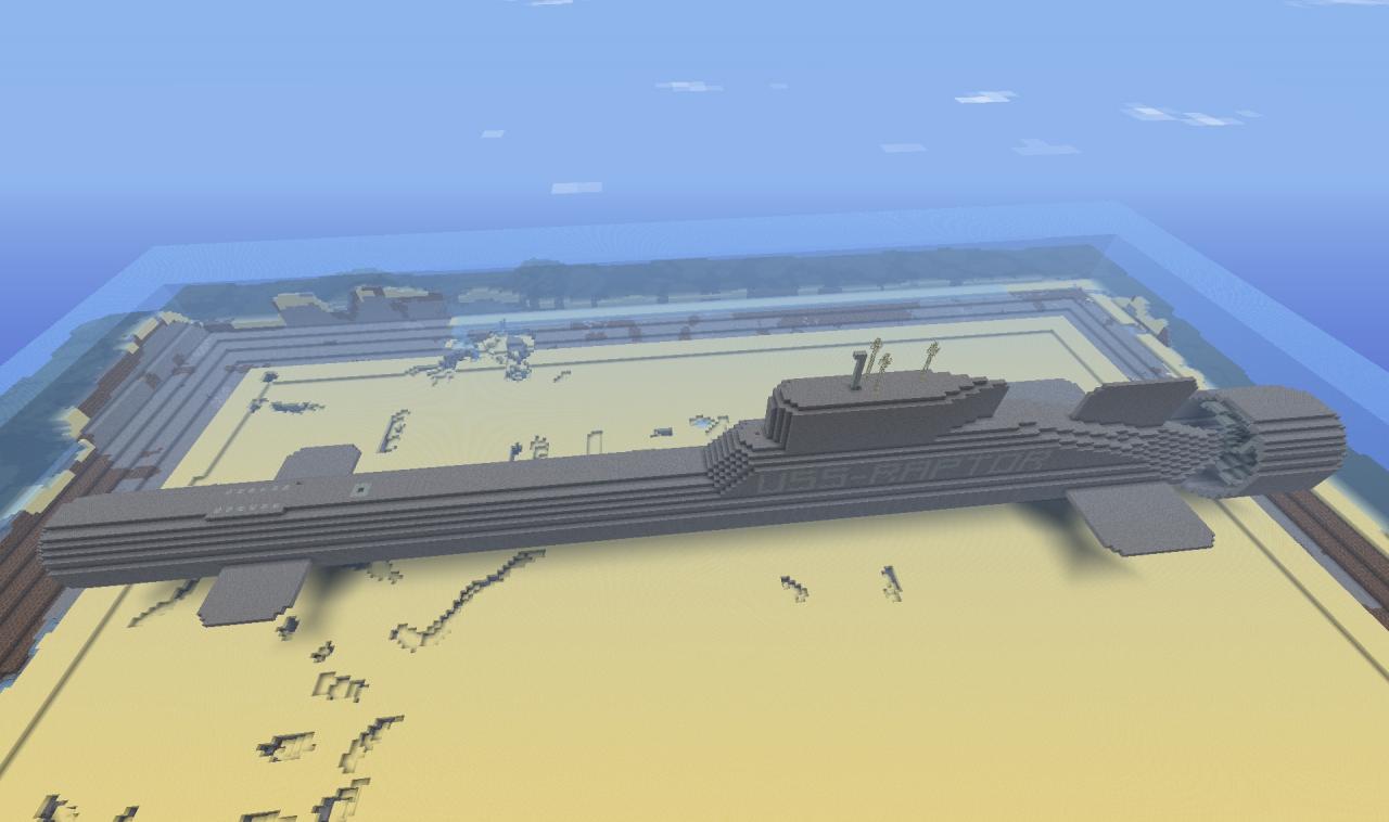 Typhoon Nuclear Submarine Minecraft Map