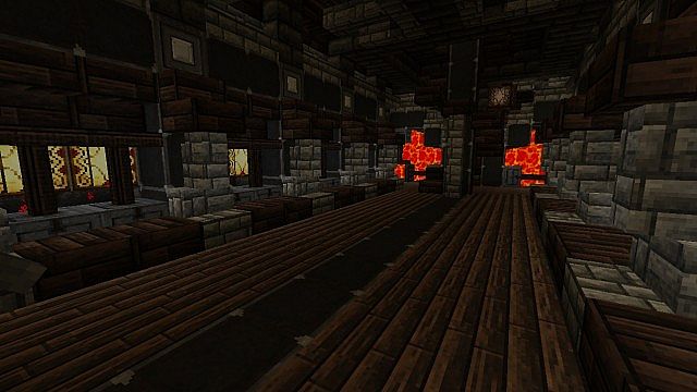 The Hammer Industrial / Steampunk Airship [Download] Minecraft Map