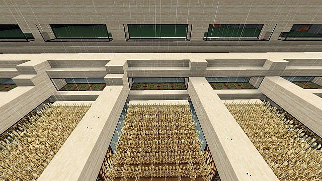 Giant Wheat-Farm (half-automatically) Minecraft Project