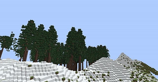 Snowy Forest Island (TEST) Minecraft Map