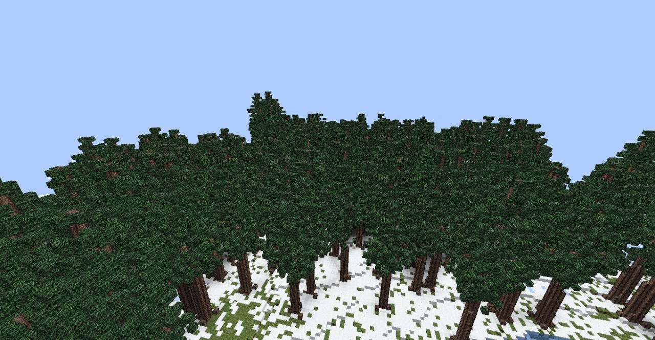 Snowy Forest Island (TEST) Minecraft Map