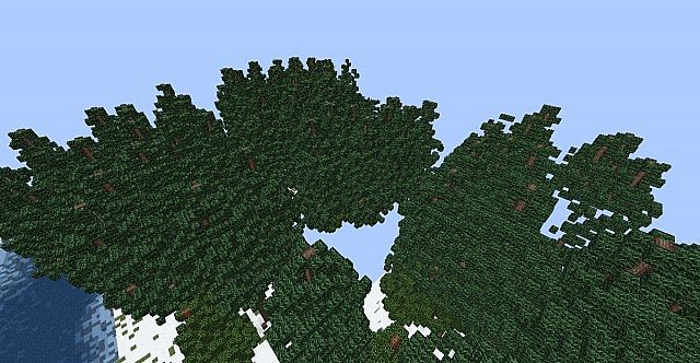 Snowy Forest Island (TEST) Minecraft Map