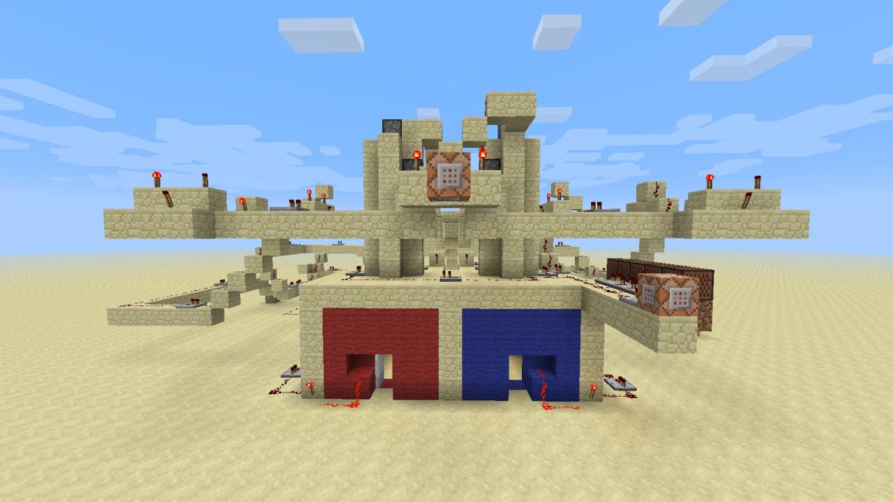 Stone, Scissors, Paper! [13w06a] 2-Player-Minigame! Minecraft Map