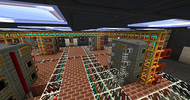 Epic Nuclear Power Plant with tekkit Minecraft Project