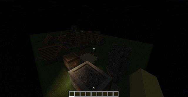 Minecraft minigame: Zombie Attack Minecraft Map
