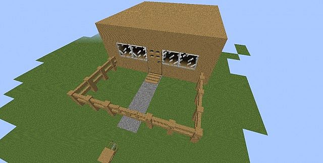 Enlarged house Minecraft Map