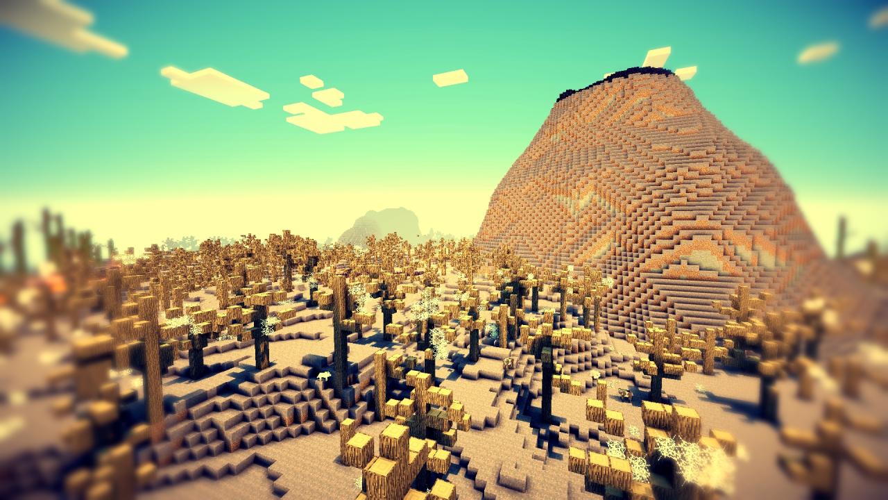 Arid Land - Custom Terrain Minecraft Map