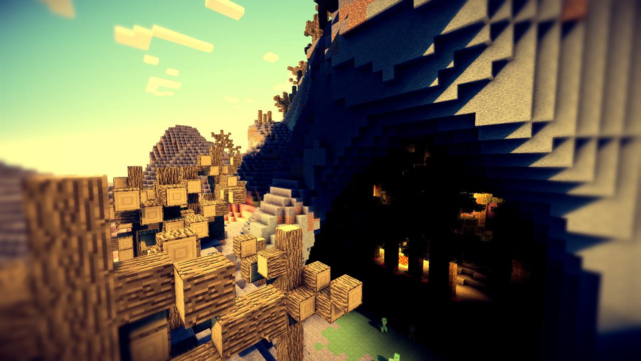 Arid Land - Custom Terrain Minecraft Map