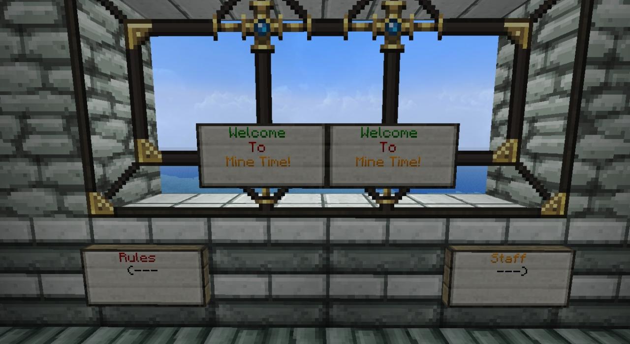 Mine Time!!!! Minecraft Server