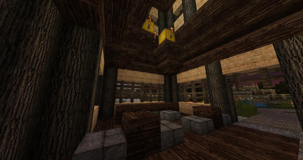 Japanese Sushi Pagoda Restaurant Minecraft Map