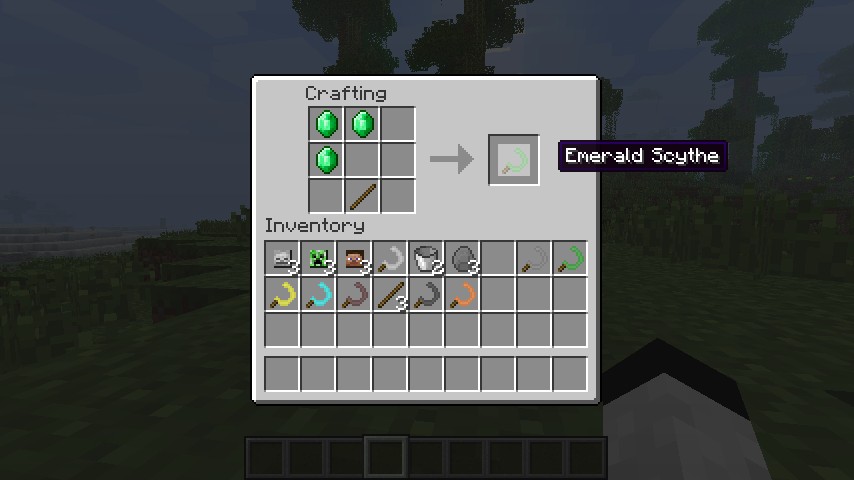 [1.4.7] Minecraft Scythe (Or Sickle) Mod! [V. 1.7] [Now With Emerald ...
