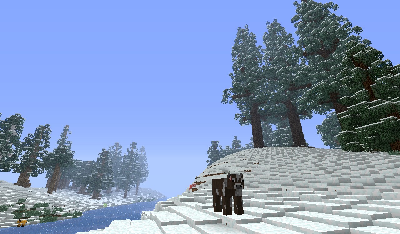 Cold Place map, Minecraft Map