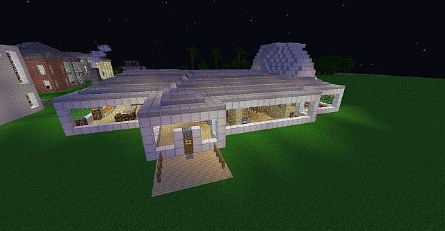 Modern Observatory House Minecraft Map