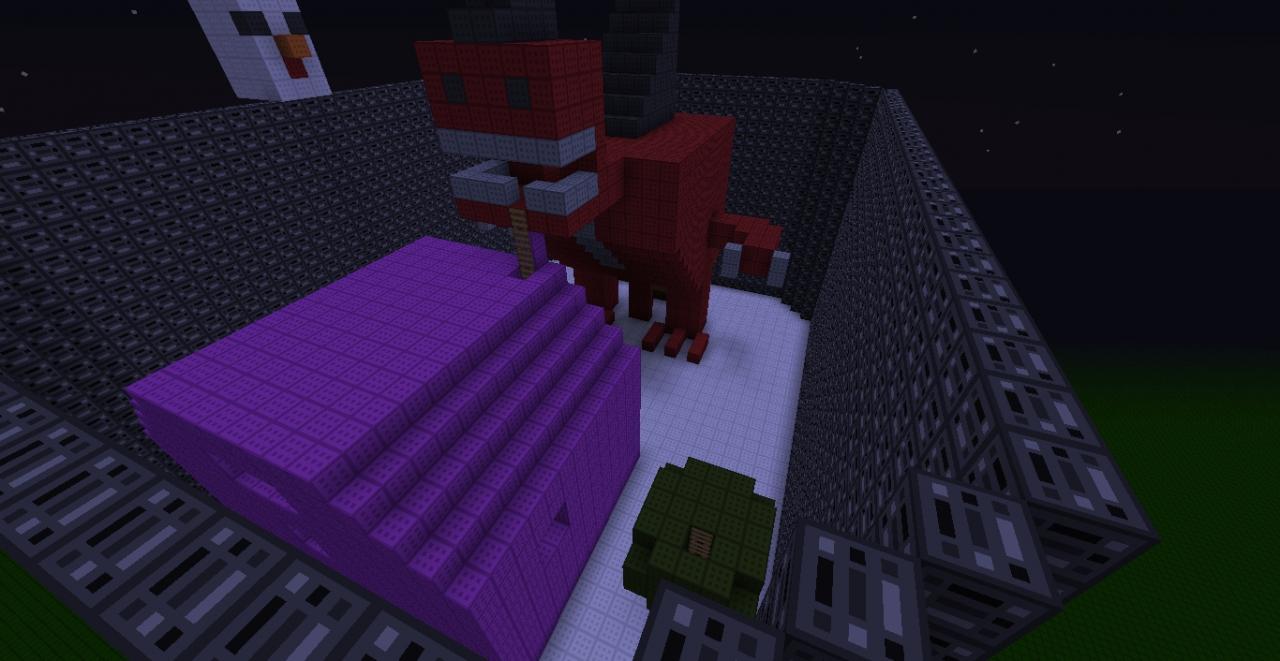 The chicken game (a new mode in minecraft) Minecraft Map