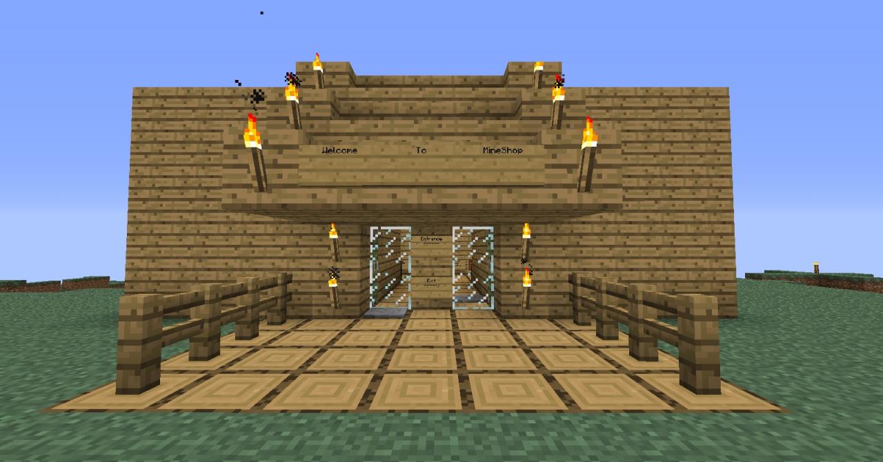 command block shop Minecraft Map