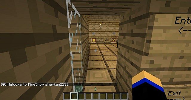 command block shop Minecraft Map