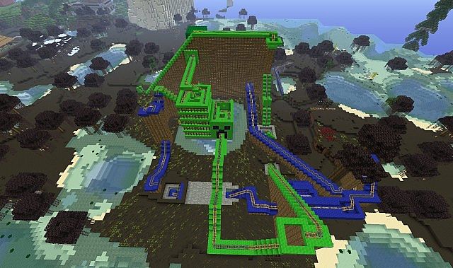 Rollercoaster Minecraft Map