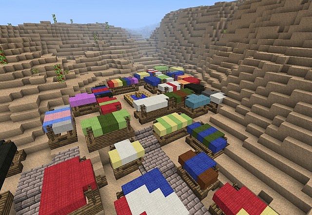 desert island Minecraft Map