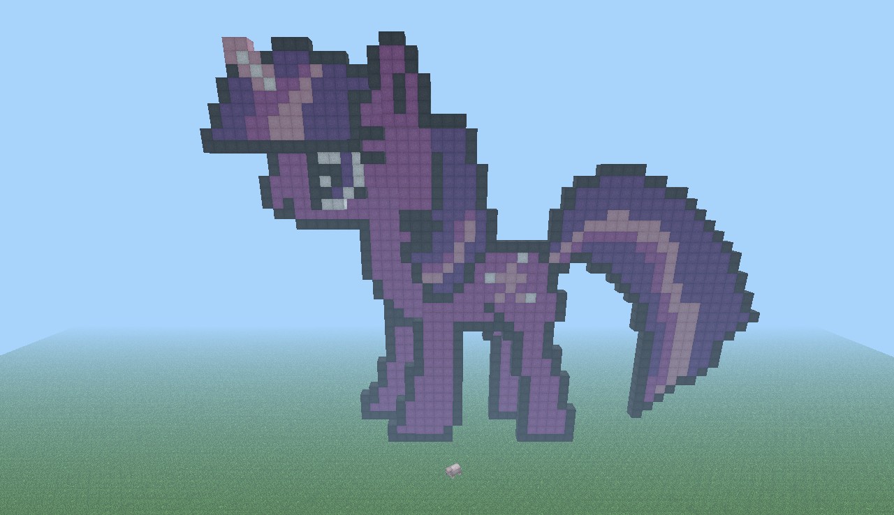 3 pixel ponies Minecraft Map