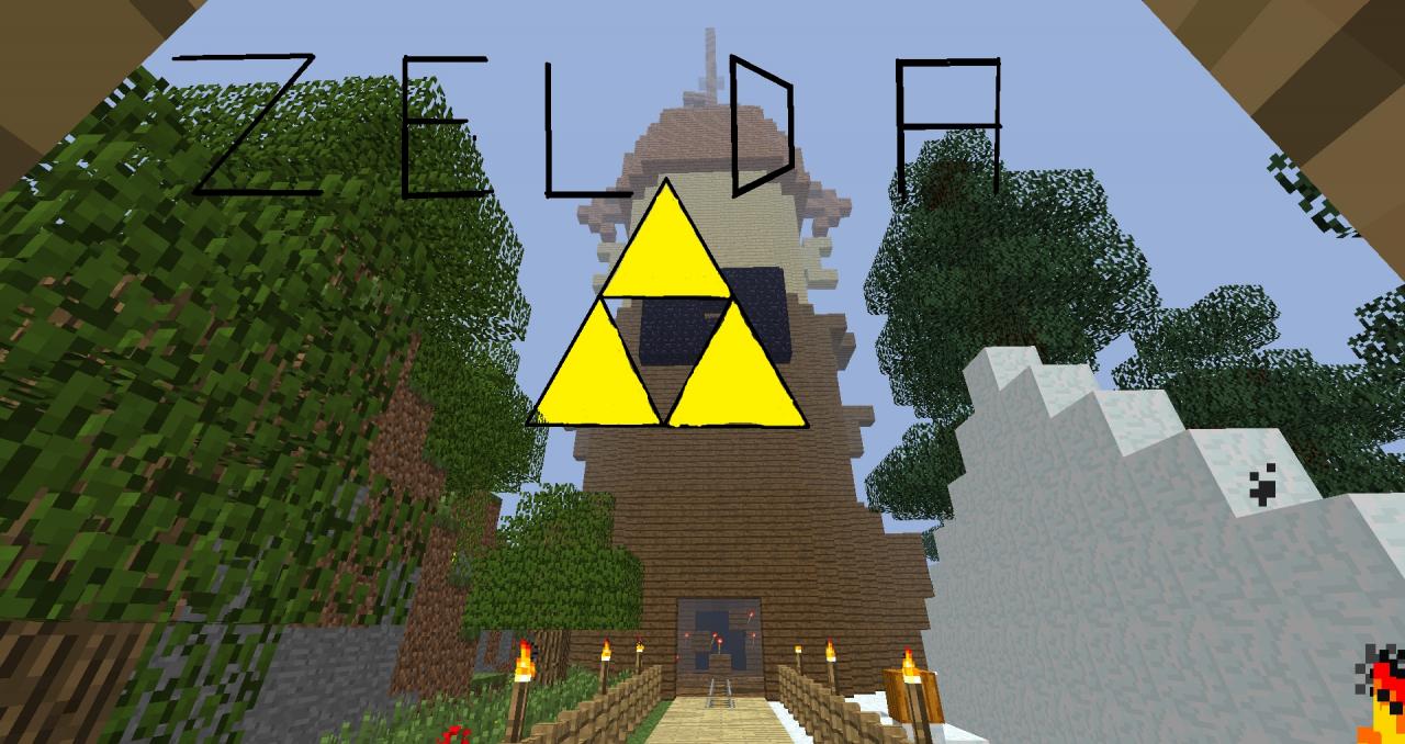 Zelda Spirit Tracks Parkour Adventure! Minecraft Map