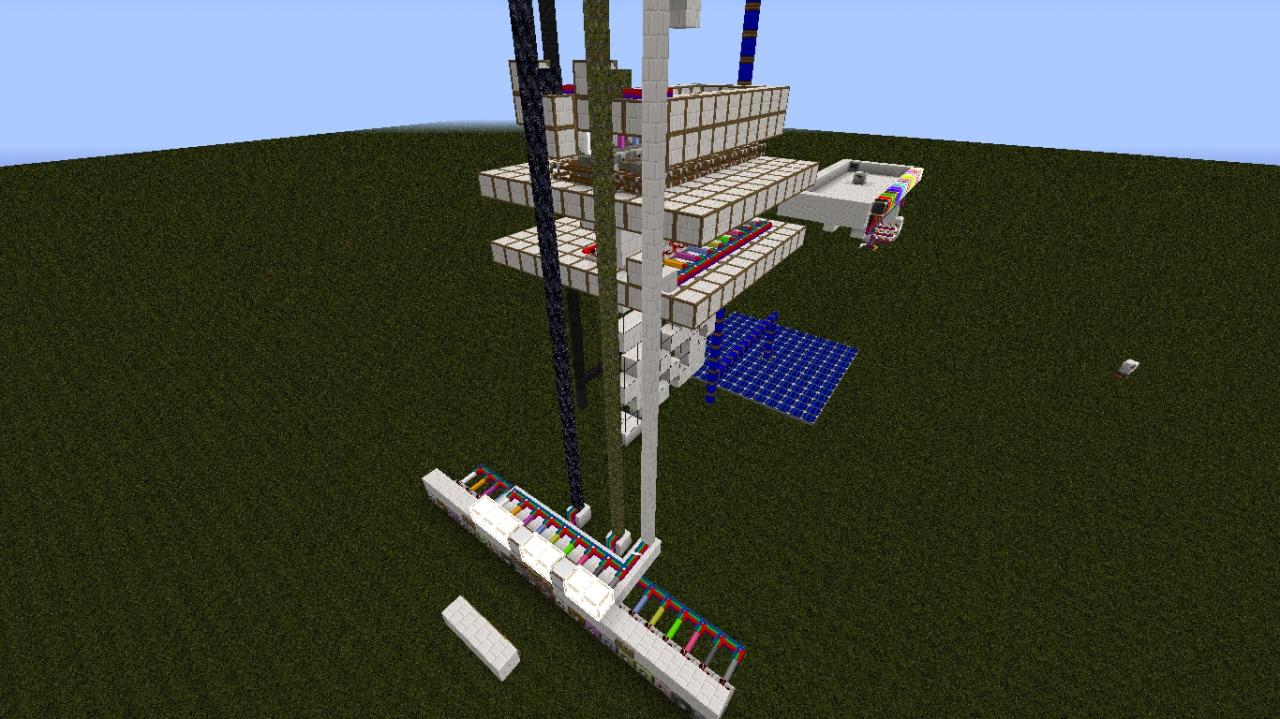Block-to-Bit Storage: High Capacity Memory Minecraft Map