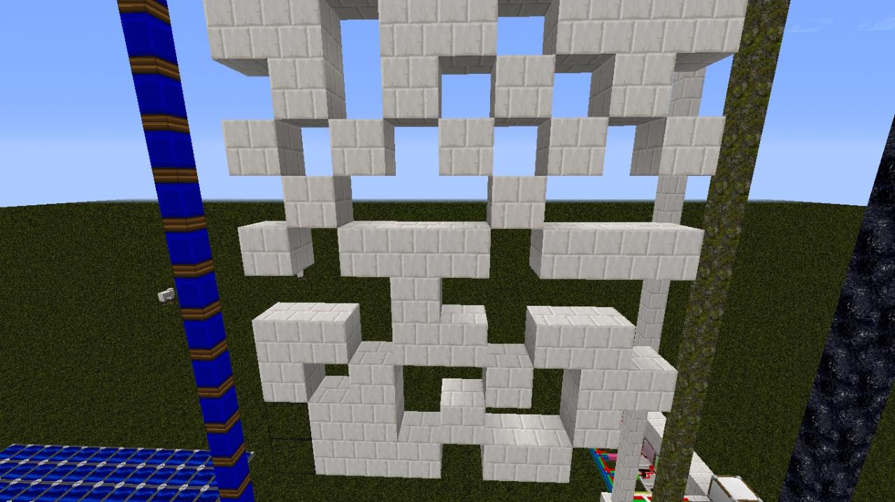 Block-to-Bit Storage: High Capacity Memory Minecraft Map