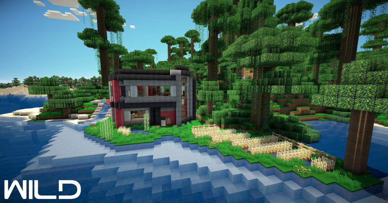 Wild - Modern Build Minecraft Map