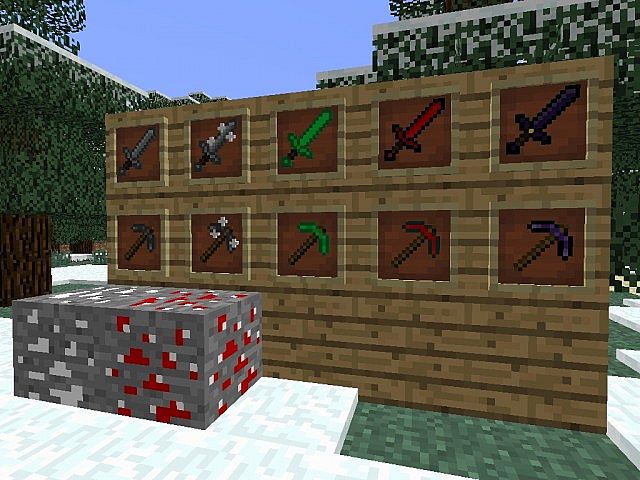 [1.4.7][ModLoader]Extra Ores and Tools Minecraft Mod
