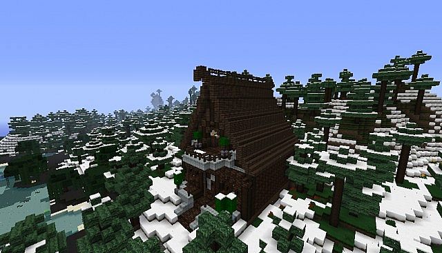 Winter Cabin Minecraft Map