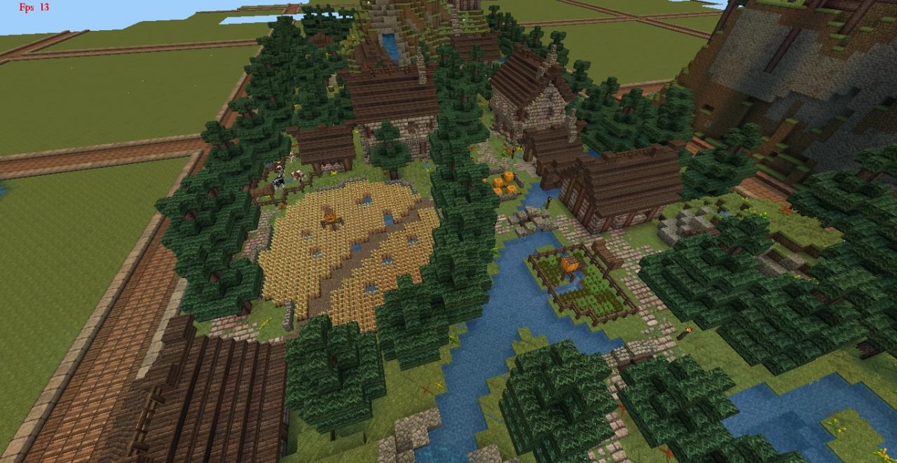 [Medieval] Small Settlement Minecraft Map