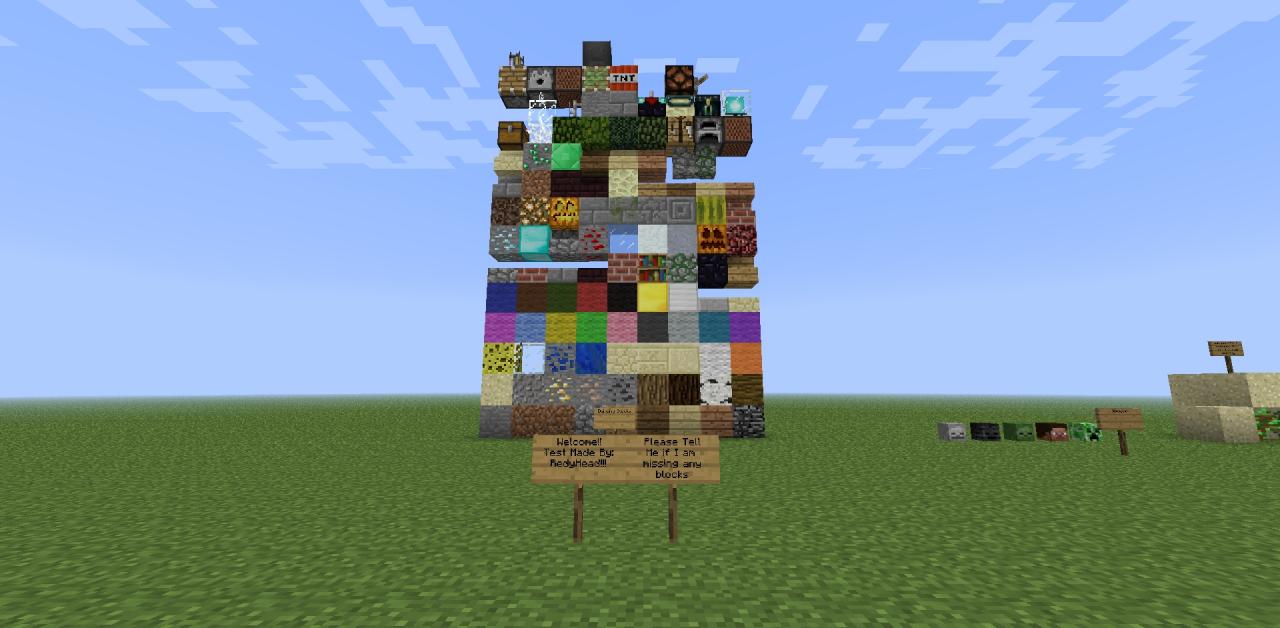 Texture Pack Testing Minecraft Map